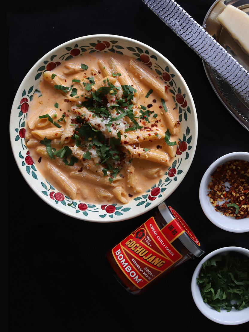 Gochujang Rosé Pasta – BOMBOM